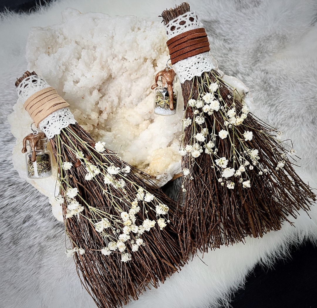 Protection Besom | Altar Besom | Cinnamon Broom | Protection Broom ...
