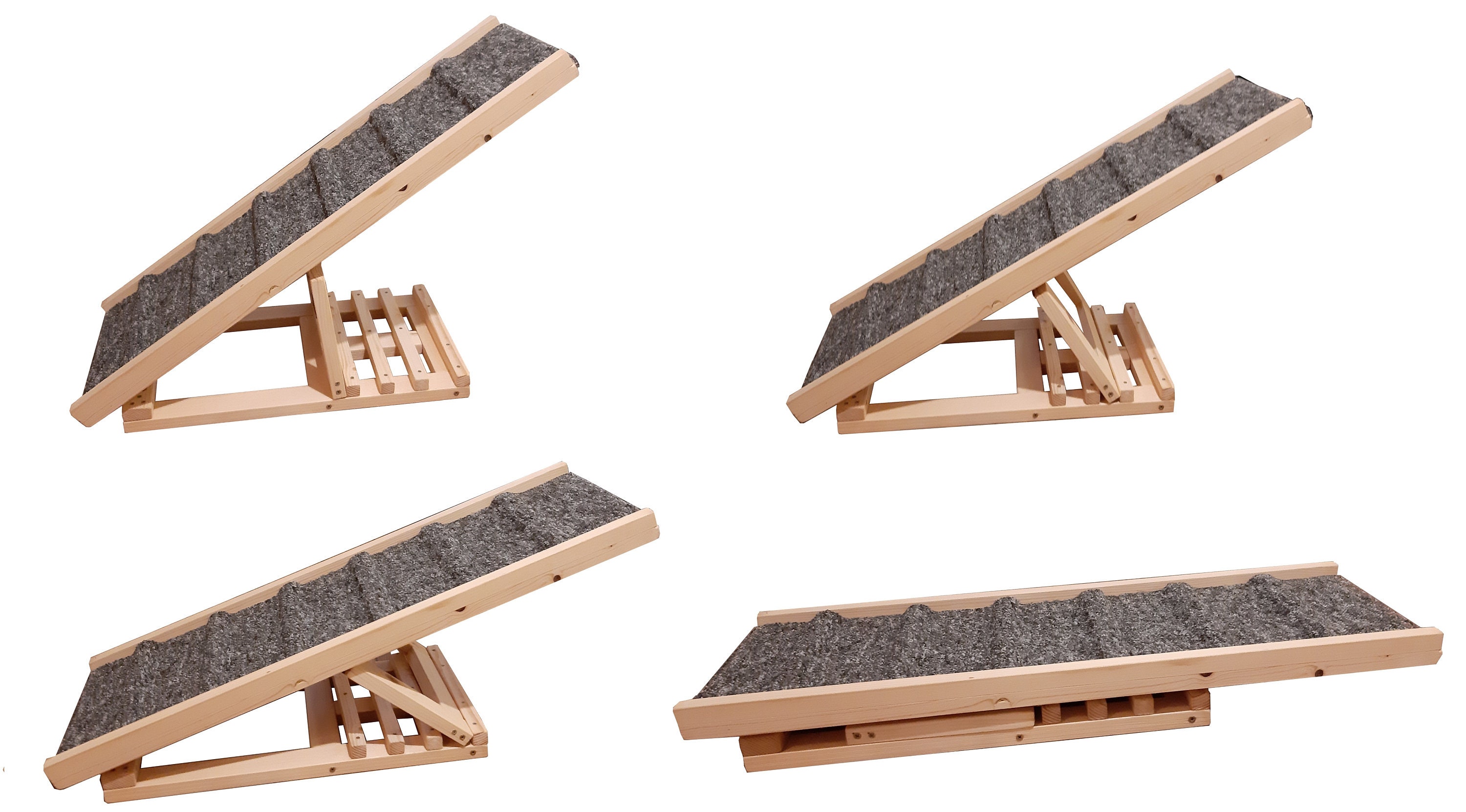 Foldable Pet Ramp 4 Height Levels Easy Storage Fully - Etsy