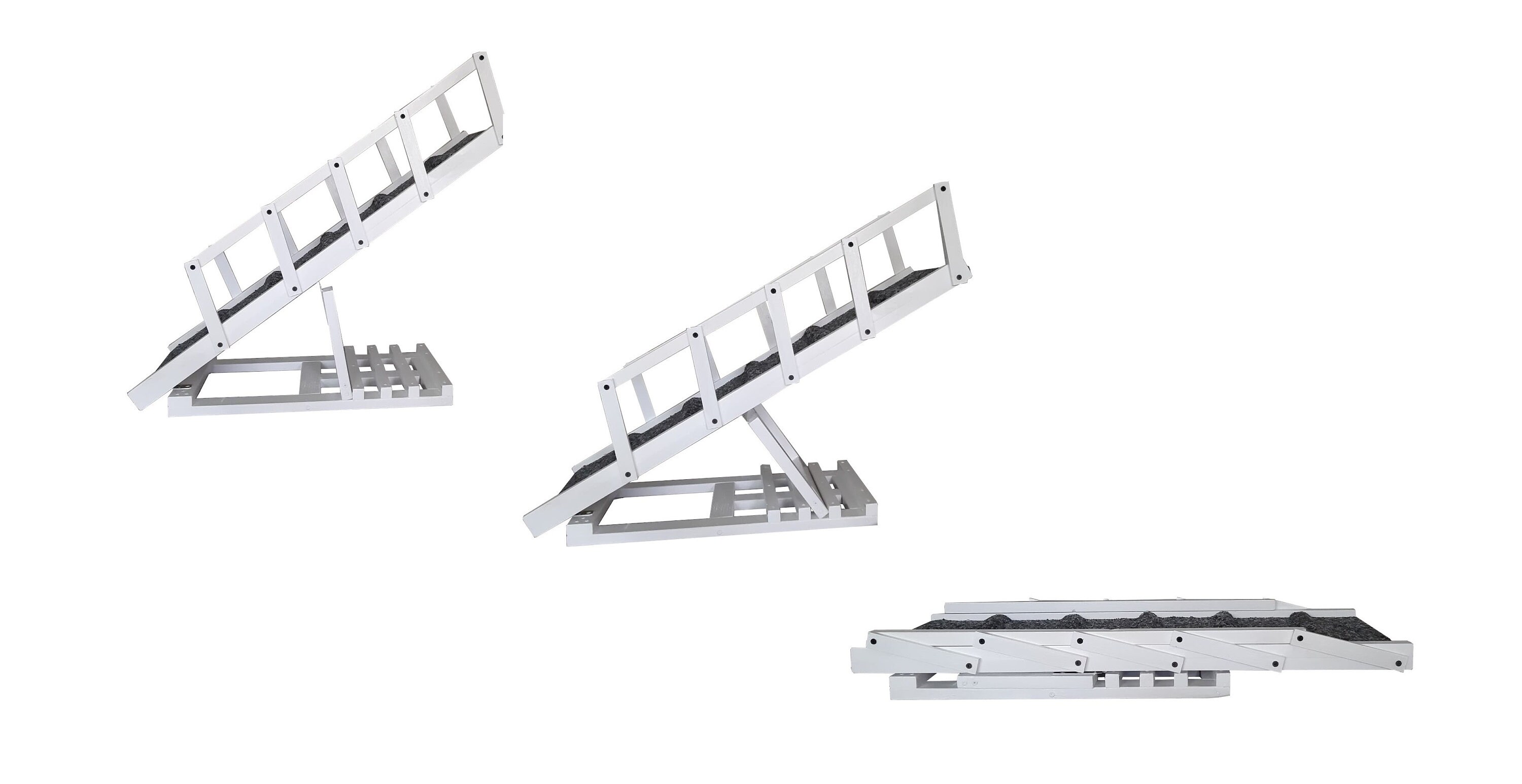 Pet Ramp With Foldable Rails 4 Height Levels Adjustable | Etsy