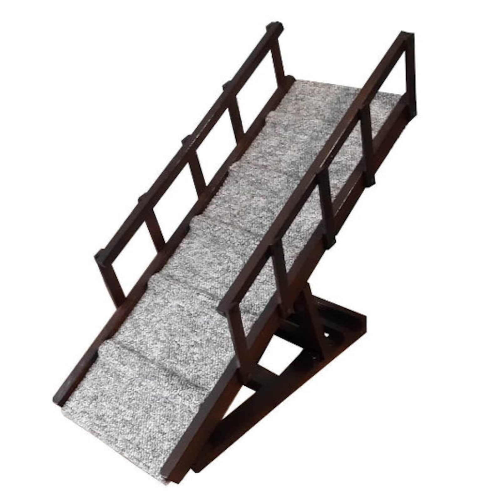 Pet Ramp With Foldable Rails Extra Front Rail - Etsy UK