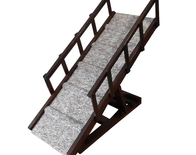 Pet Ramp With Foldable Rails 4 Height Levels Adjustable - Etsy