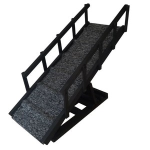 Pet Ramp With Foldable Rails | 4 Height Levels | Adjustable | Steps - Etsy