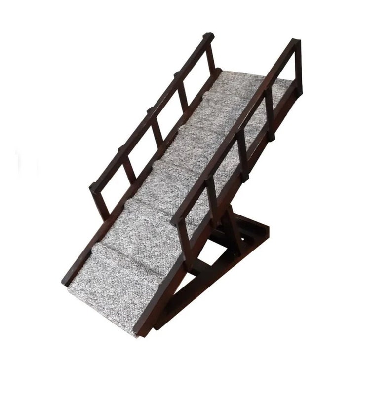 Pet Ramp With Foldable Rails 4 Height Levels Adjustable - Etsy
