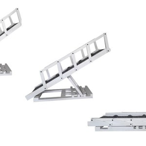 Pet Ramp With Foldable Rails | 4 Height Levels | Adjustable | Steps - Etsy