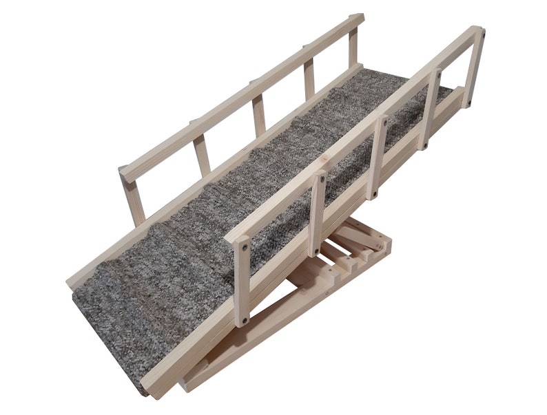 Pet Ramp With Foldable Rails Extra Front Rail - Etsy