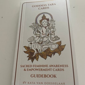 Goddess Tara Sacred Oracle Cards - Etsy