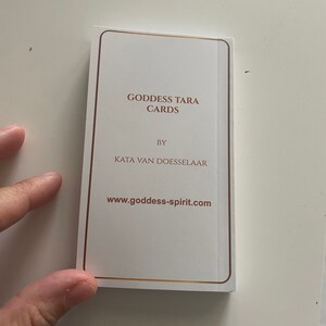 Goddess Tara Sacred Oracle Cards - Etsy
