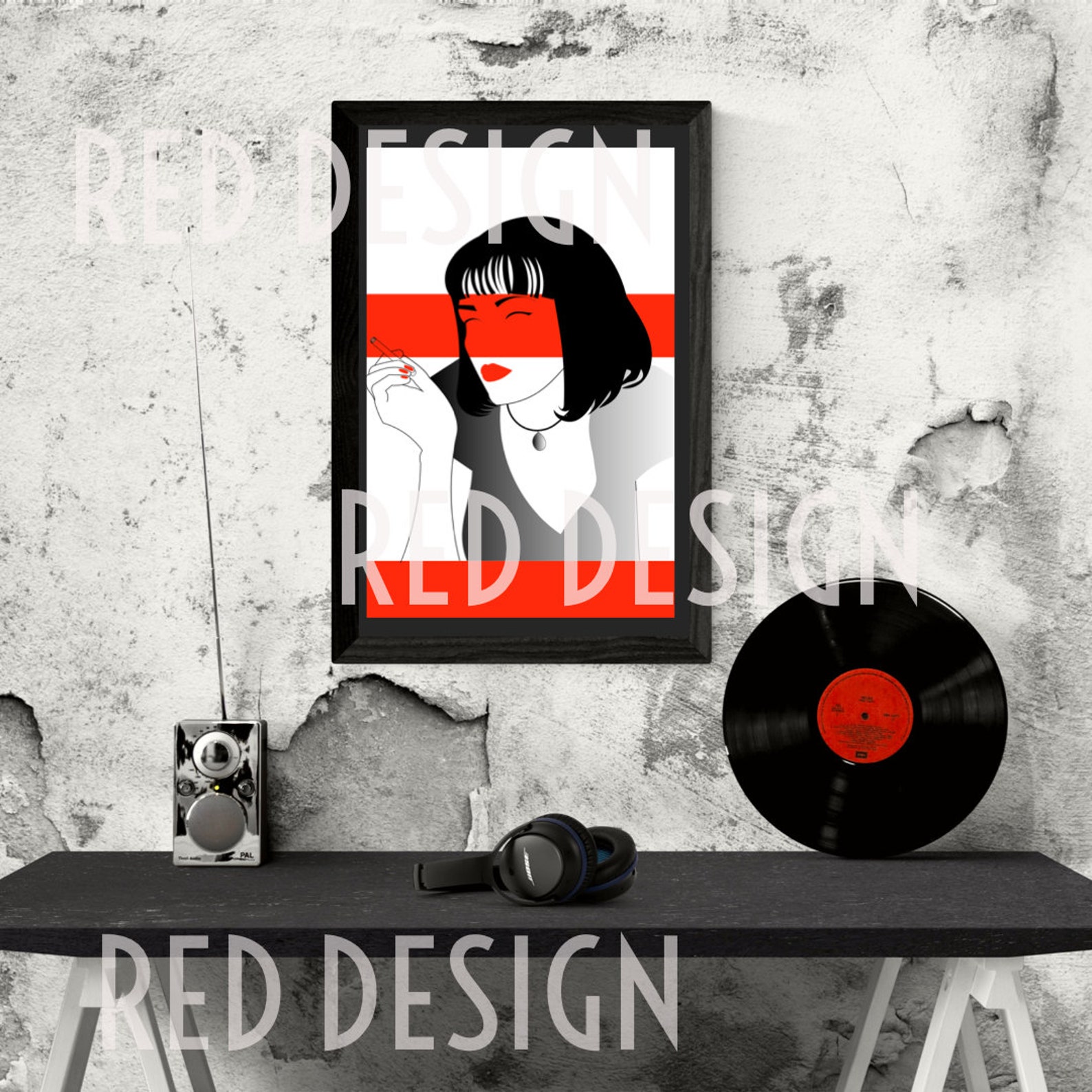 Pulp Fiction, Digital Poster, Download Instantly, Movie Poster - Etsy