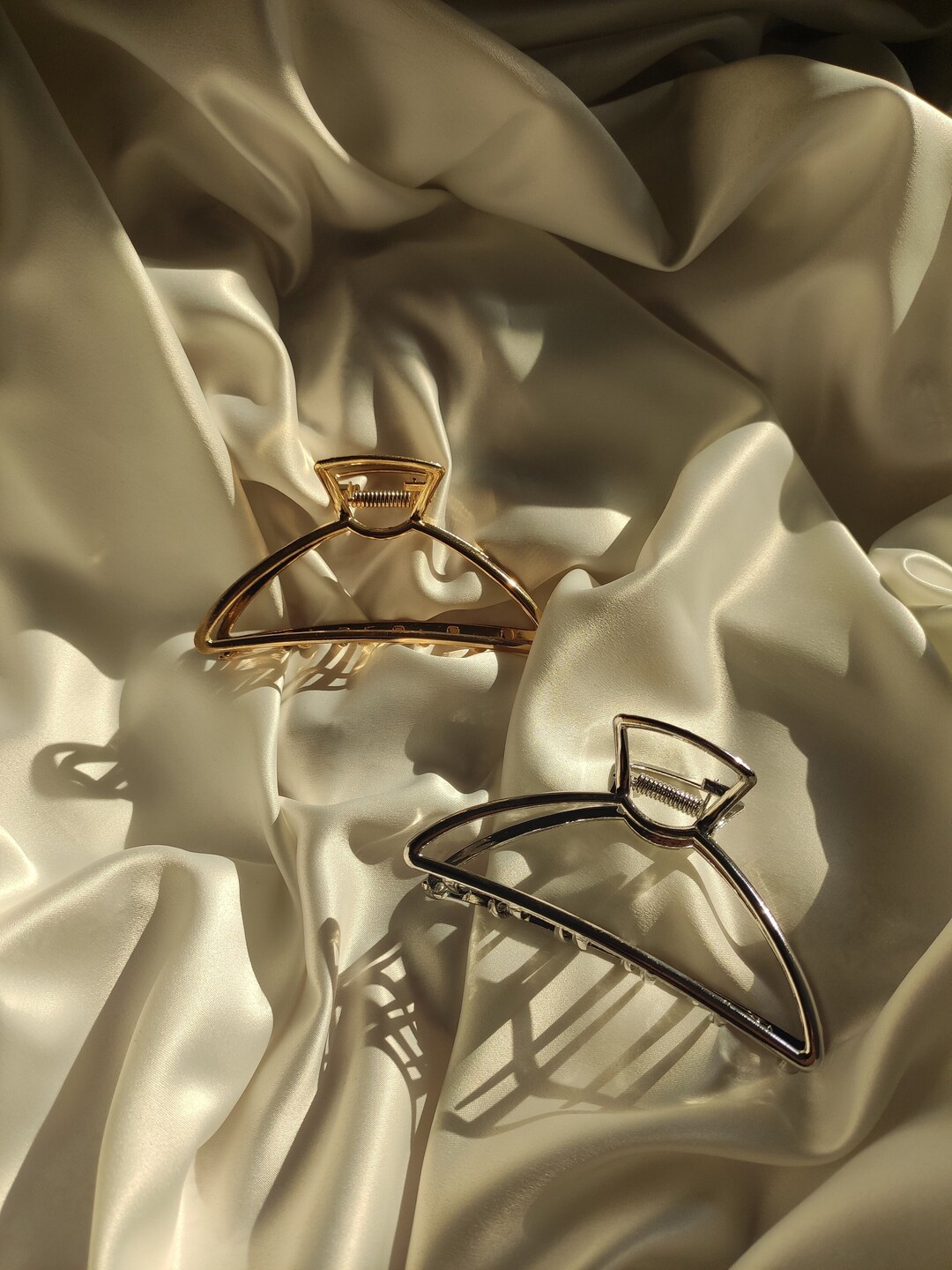 Metal Hair Claw Barrette Minimalist Hair Clip Hair - Etsy