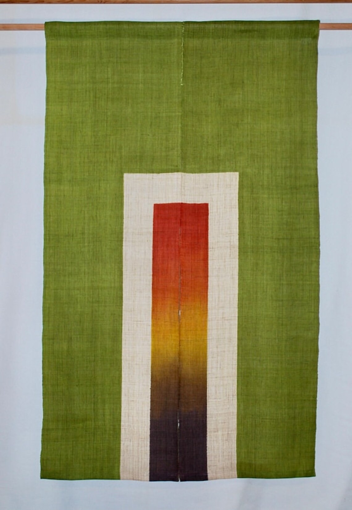 Japanese Noren - Mado - 麻暖簾 - 窓 - Etsy