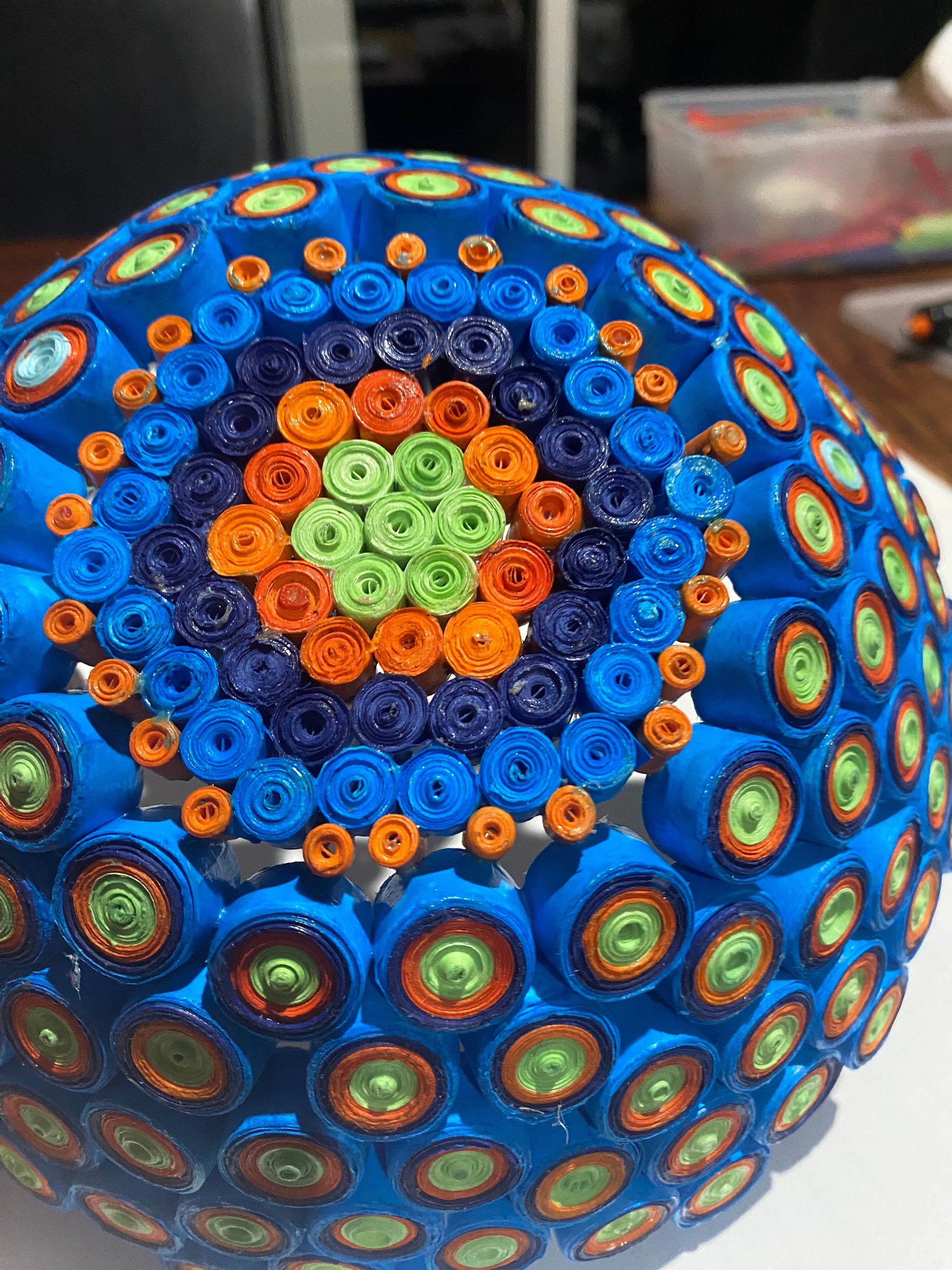 Blue Quilling Bowl - Etsy