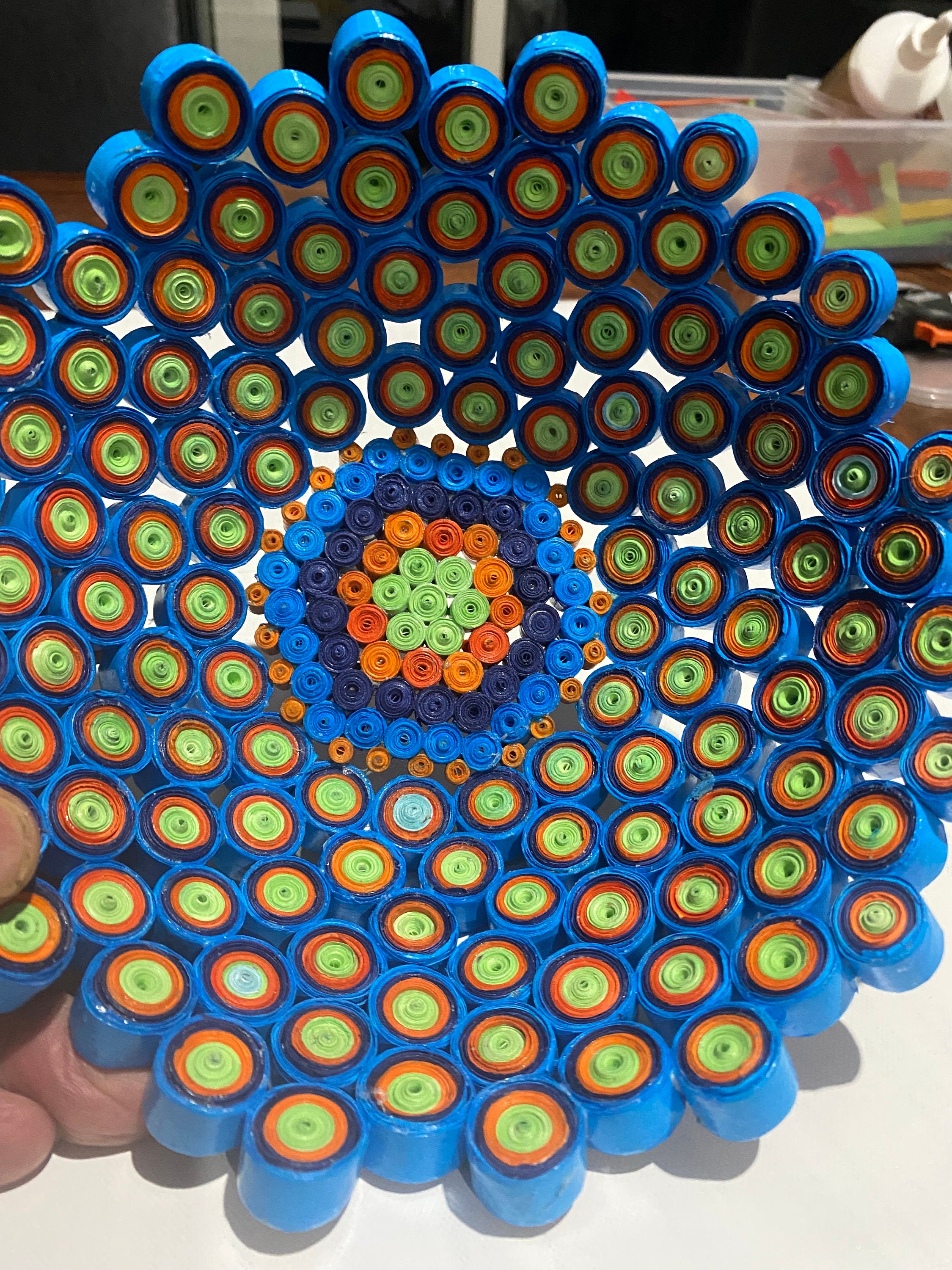 Blue Quilling Bowl - Etsy