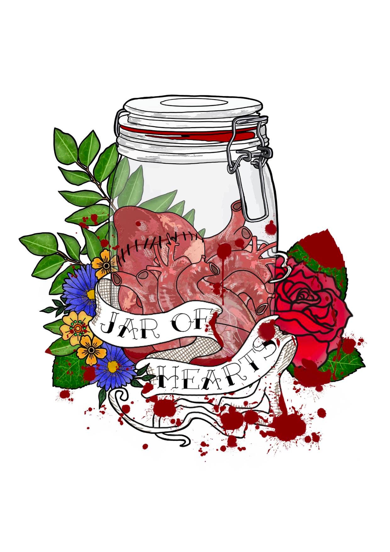 Jar Of Hearts Drawing
