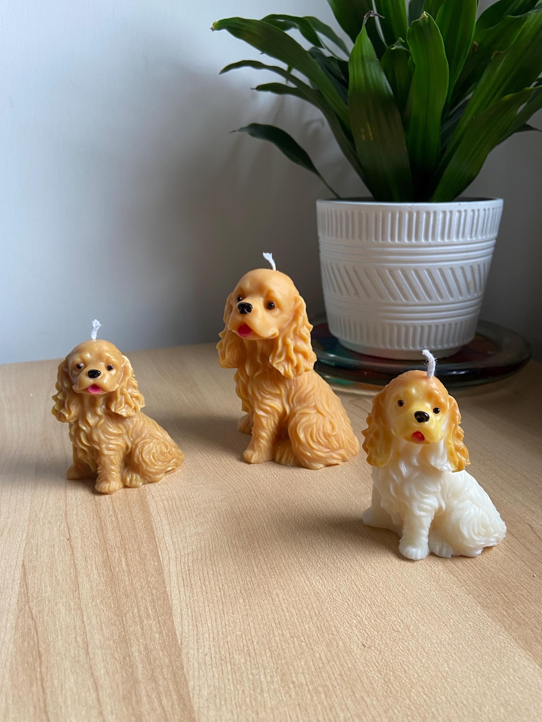 Cocker Spaniel Candles - Small and Large - Variety of Colours ...