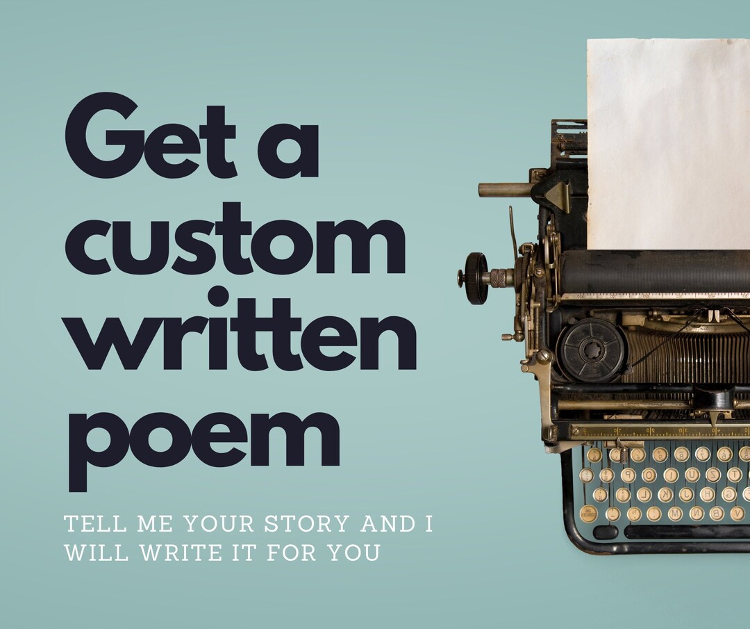 Custom Poem - Etsy