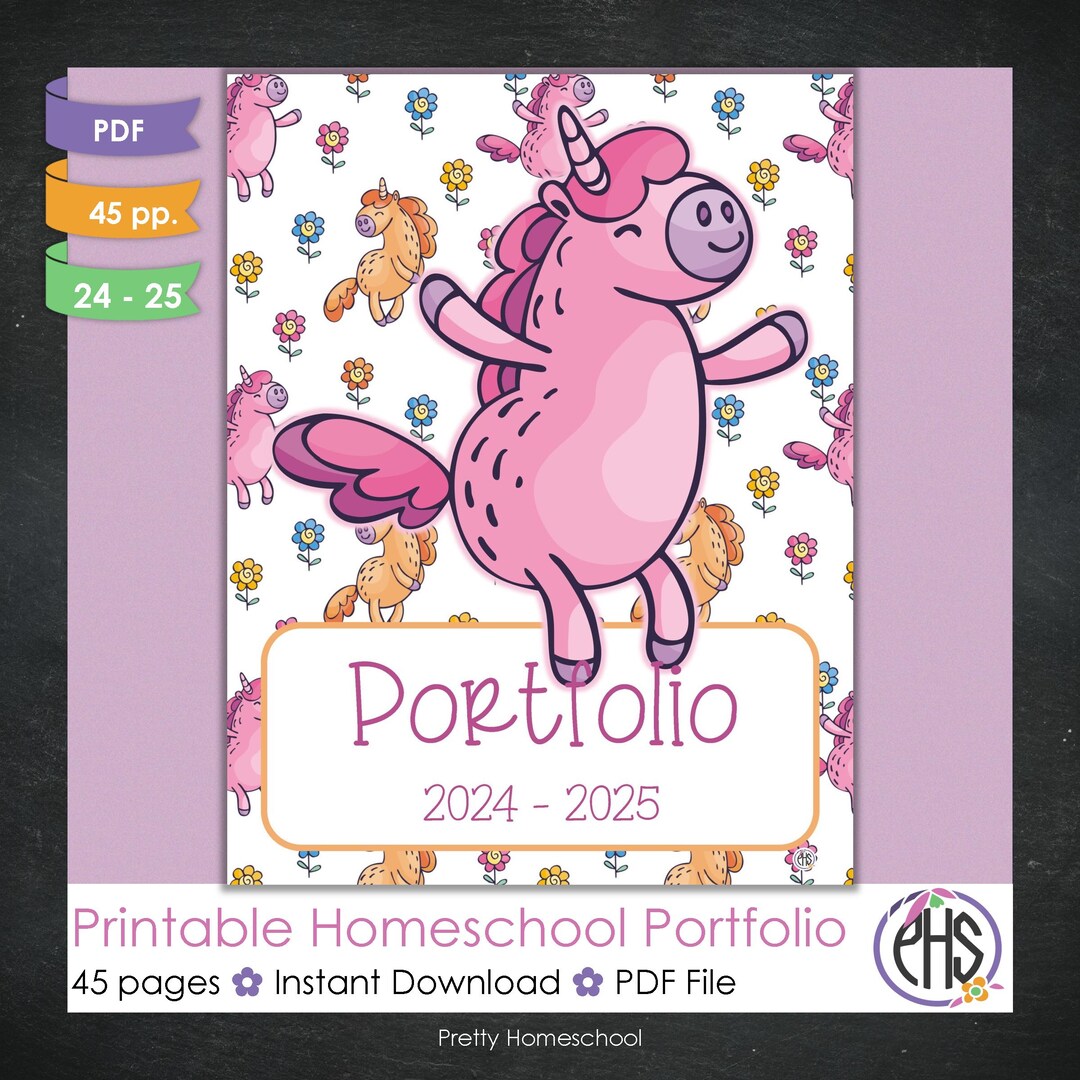 Printable Homeschool Portfolio End of the Year State Report ...