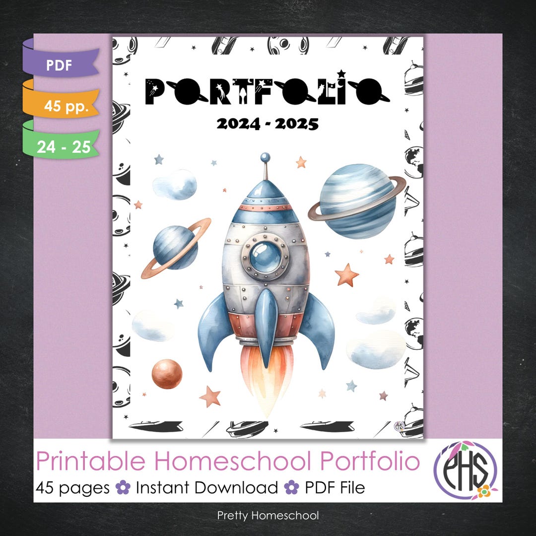 Printable Homeschool Portfolio End of the Year State Report ...