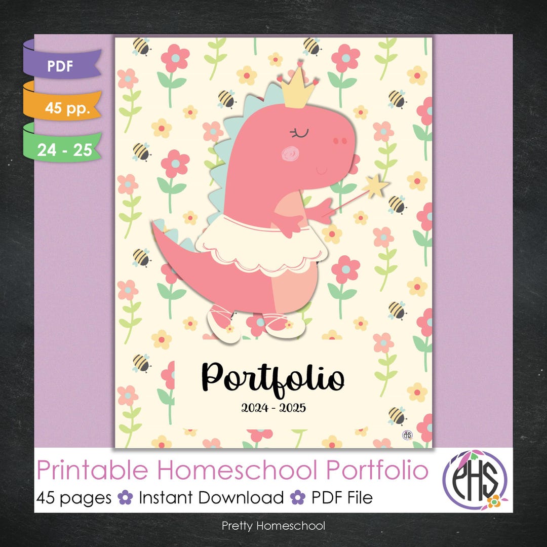 Printable Homeschool Portfolio End of the Year State Report ...