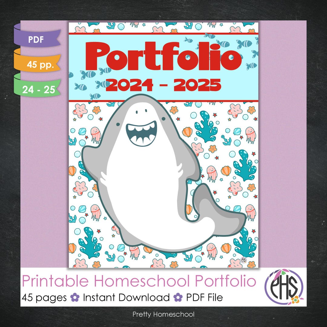 Printable Homeschool Portfolio End of the Year State Report ...