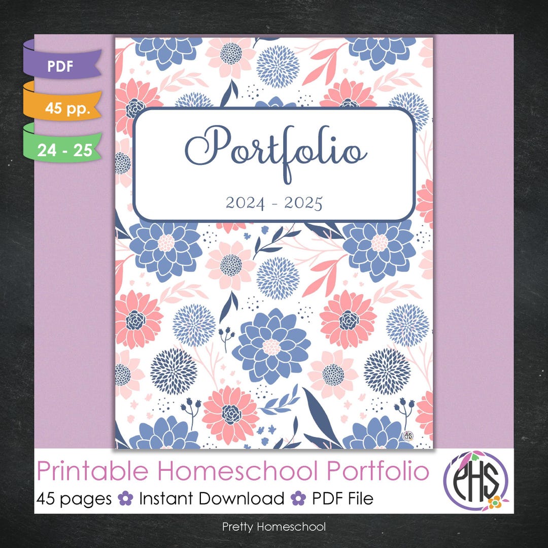 Printable Homeschool Portfolio End of the Year State Report ...