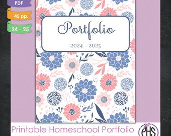 Printable Homeschool Portfolio End of the Year State Report ...