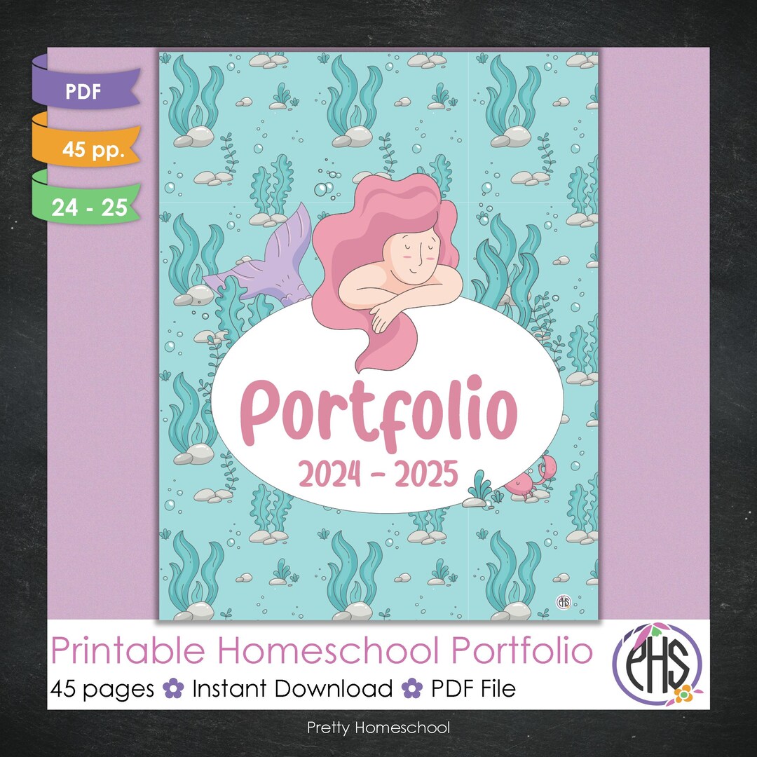 Printable Homeschool Portfolio End of the Year State Report ...