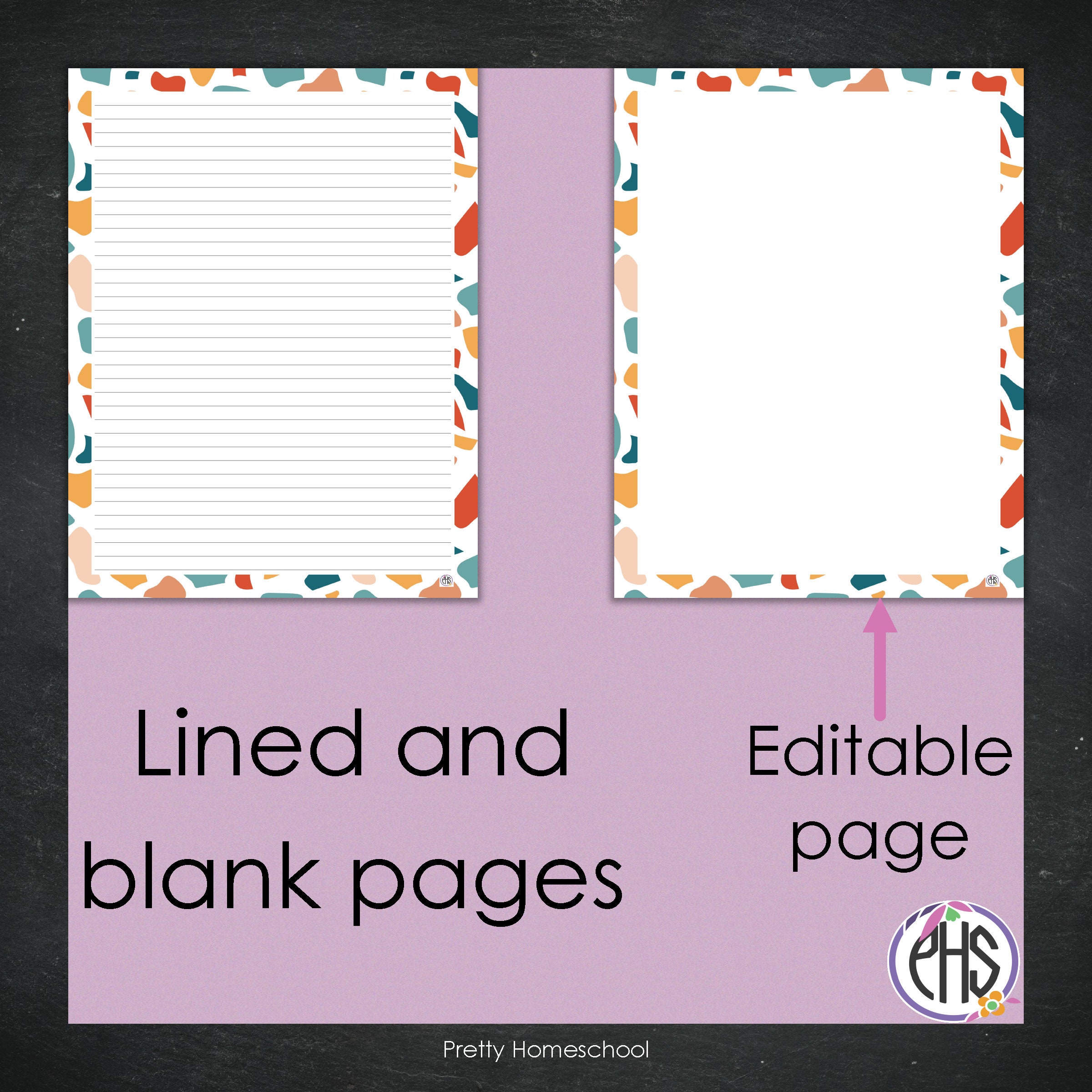 Printable Homeschool Planner Binder Cover, Editable Binder Cover ...