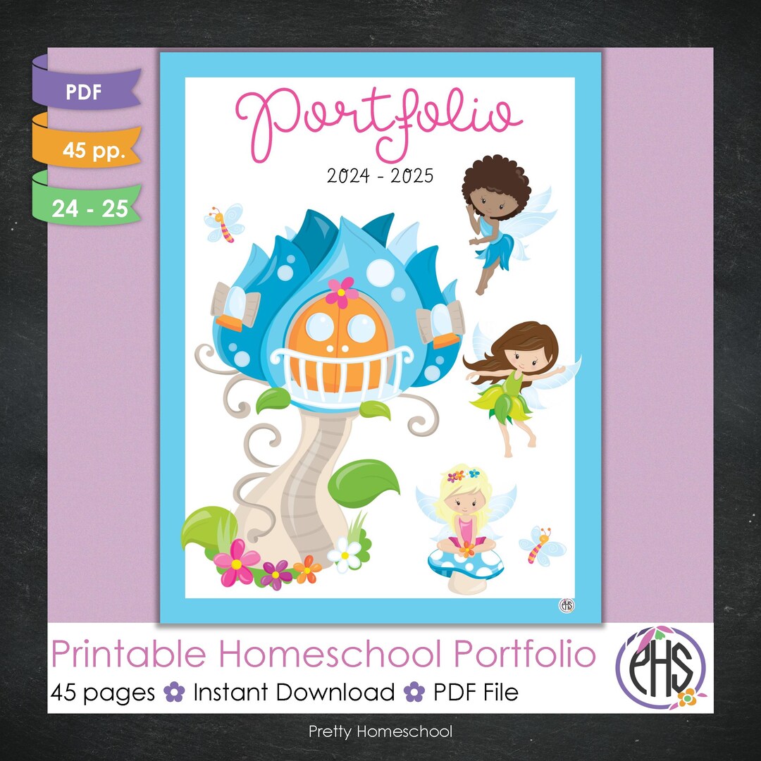 Printable Homeschool Portfolio End of the Year State Report ...