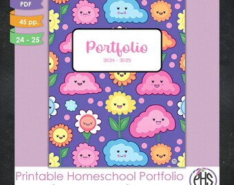Printable Homeschool Portfolio End of the Year State Report ...
