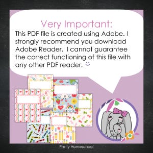 Printable and Editable Binder Covers and Spines - School Stationary ...