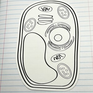 Plant Cell Stickers, Science Stickers, Biology Stickers, Homeschool ...