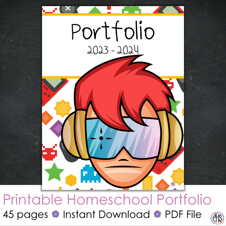 Printable Homeschool Portfolio, End of Year Progress Report, Homeschool ...