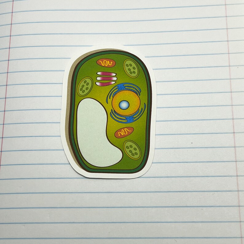 Plant Cell Stickers, Science Stickers, Biology Stickers, Homeschool ...