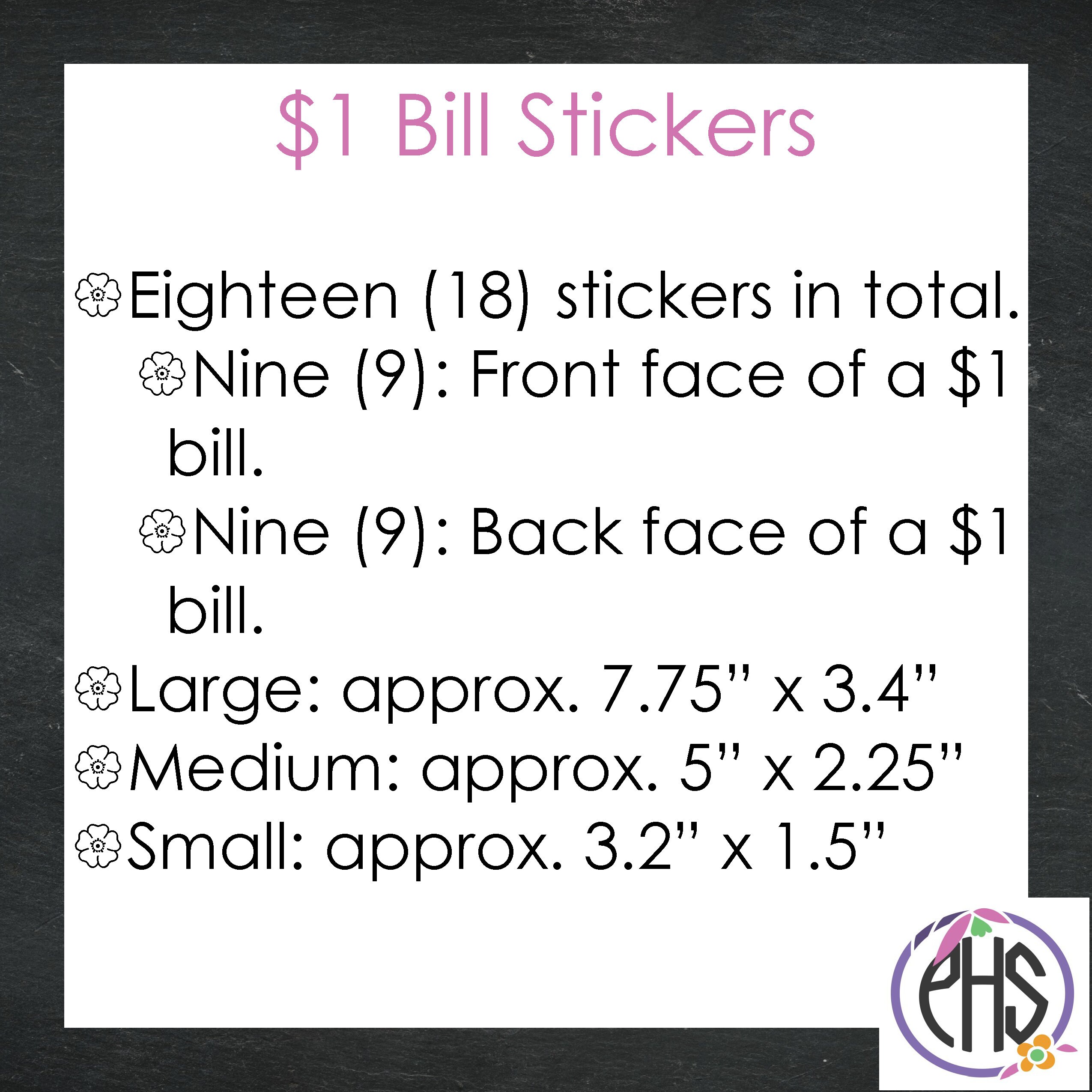 Black and White One Dollar Bill Stickers - Money Stickers - Math ...