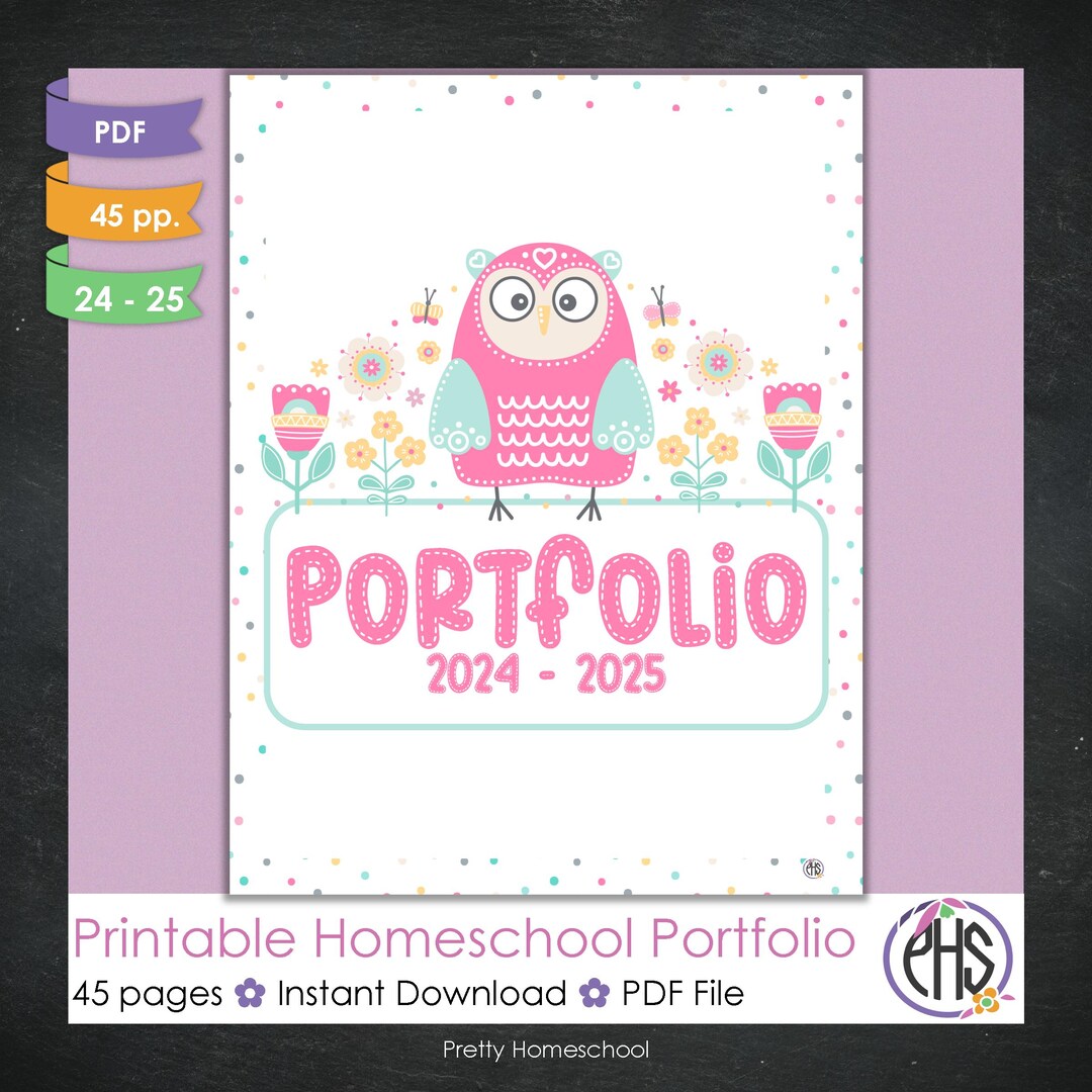 Printable Homeschool Portfolio End of the Year State Report ...