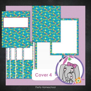 Printable and Editable Binder Covers and Spines - Space Theme ...