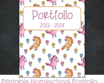 Homeschool Portfolio, End of Year Progress Report, Homeschool Binder ...