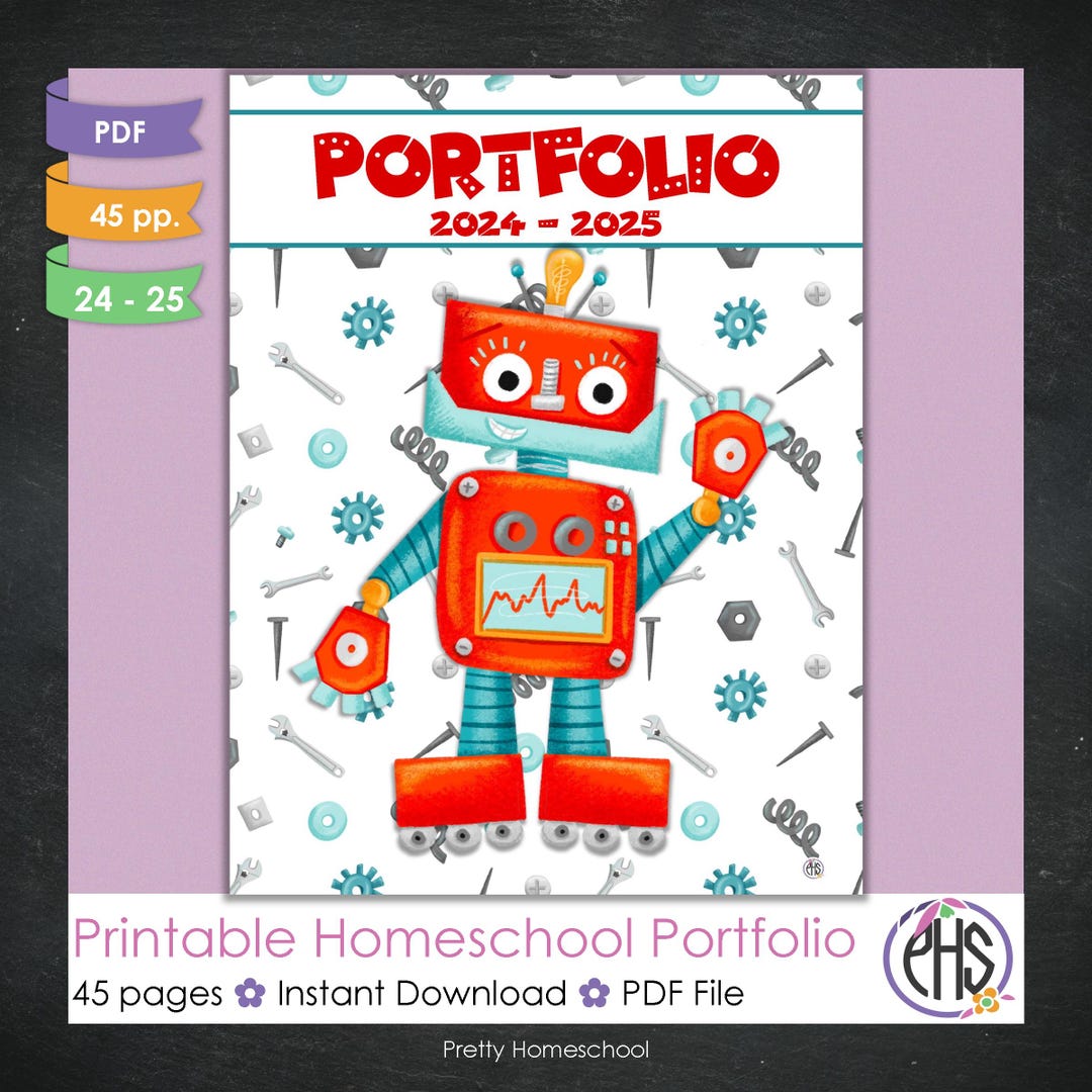 Printable Homeschool Portfolio End of the Year State Report ...