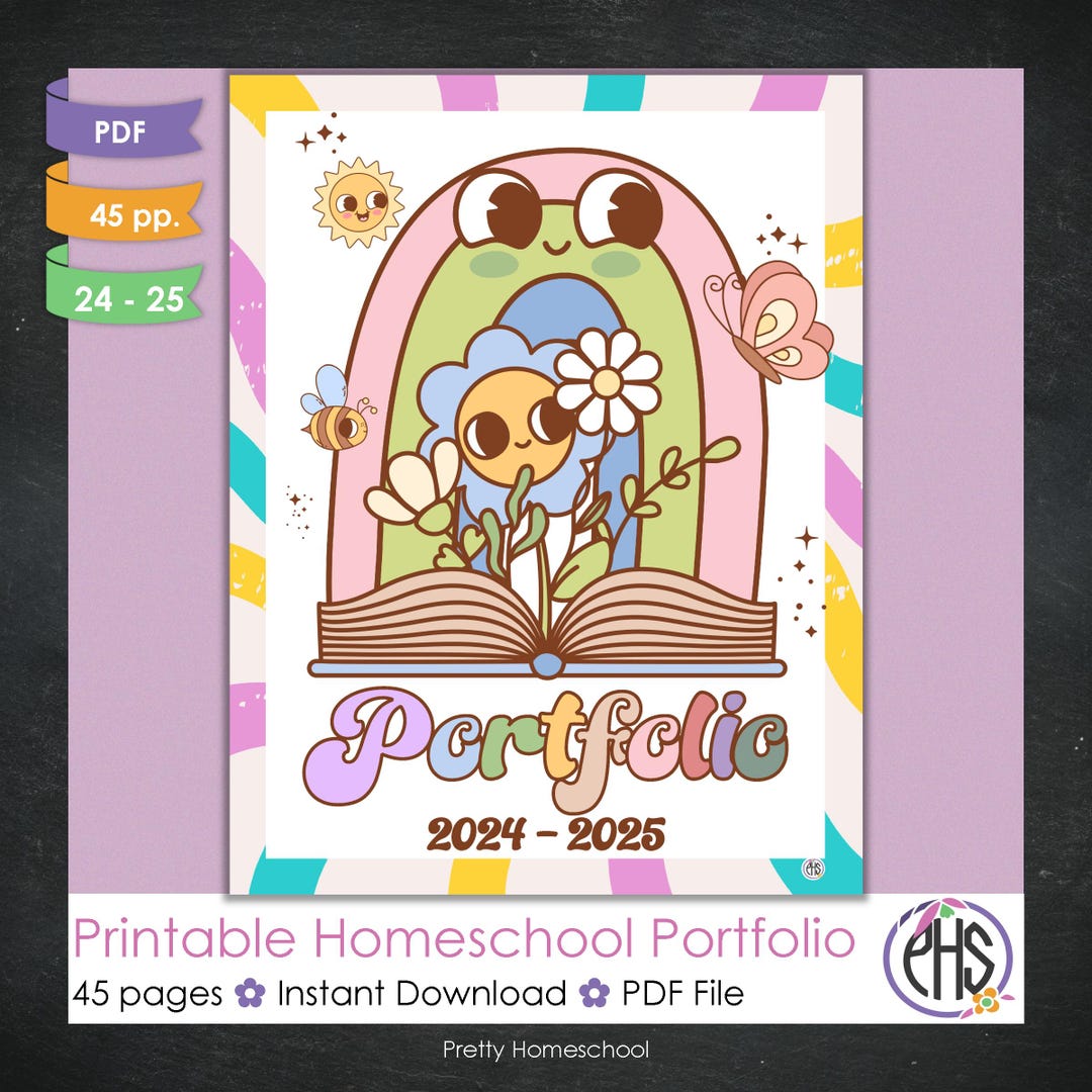 Printable Homeschool Portfolio End of the Year State Report ...