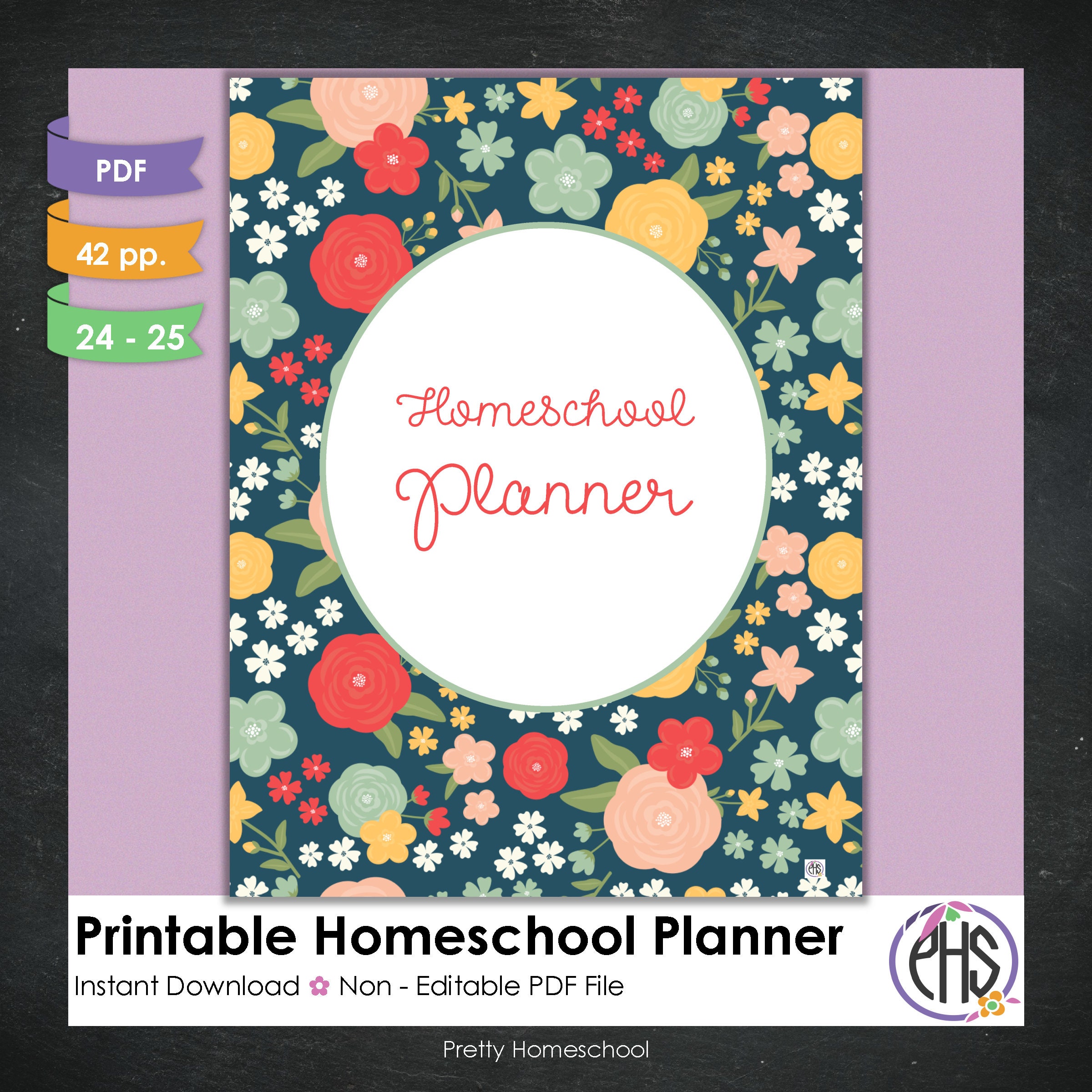 Printable Homeschool Planner, 2024 - 2025, Lesson Planner, Homeschool ...