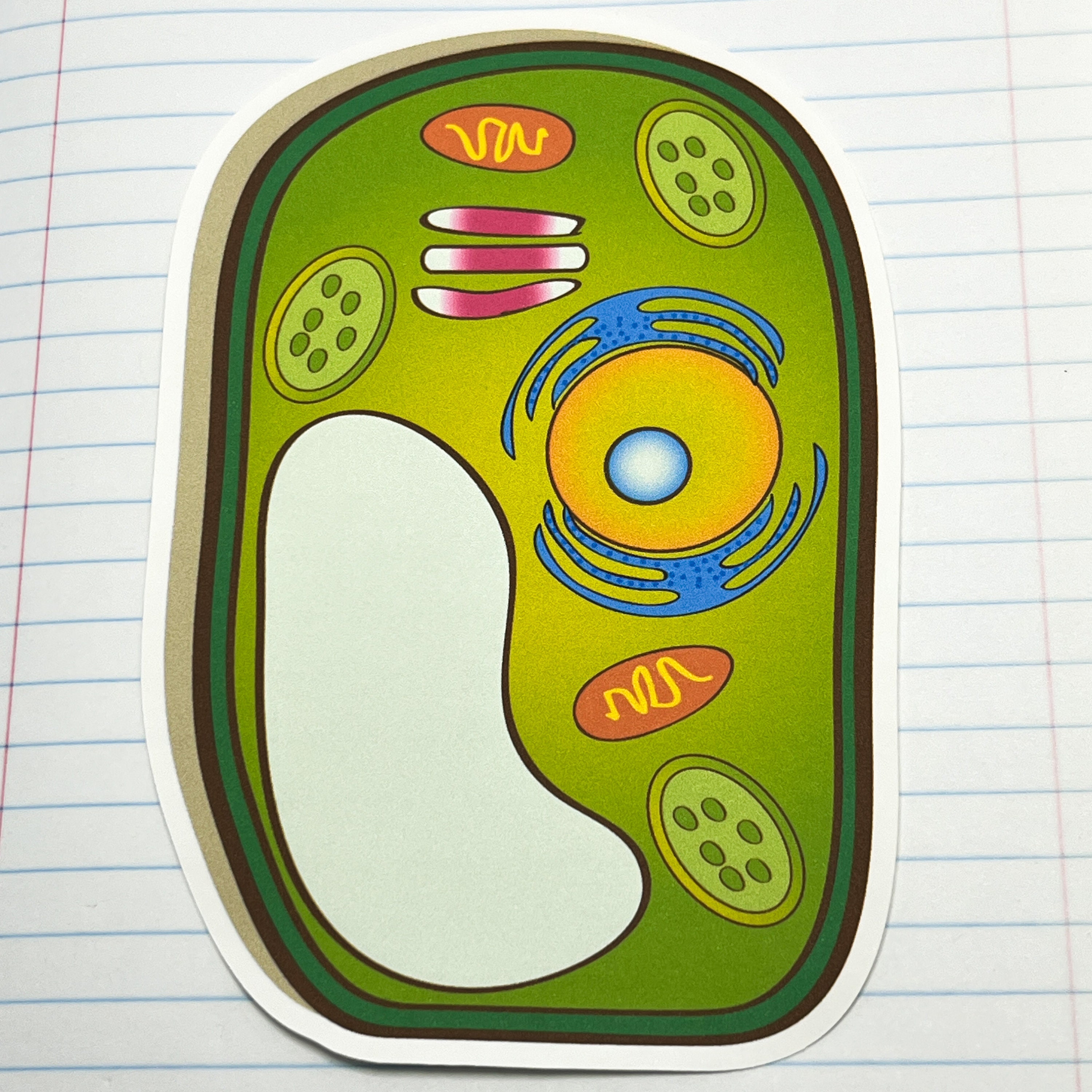 Plant Cell Stickers, Science Stickers, Biology Stickers, Homeschool ...