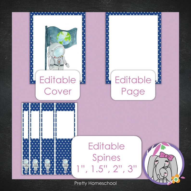 Homeschool Portfolio Binder 2025–2026 | Editable and Printable Binder ...