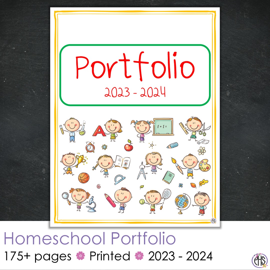 Homeschool Portfolio End of Year Progress Report Homeschool - Etsy
