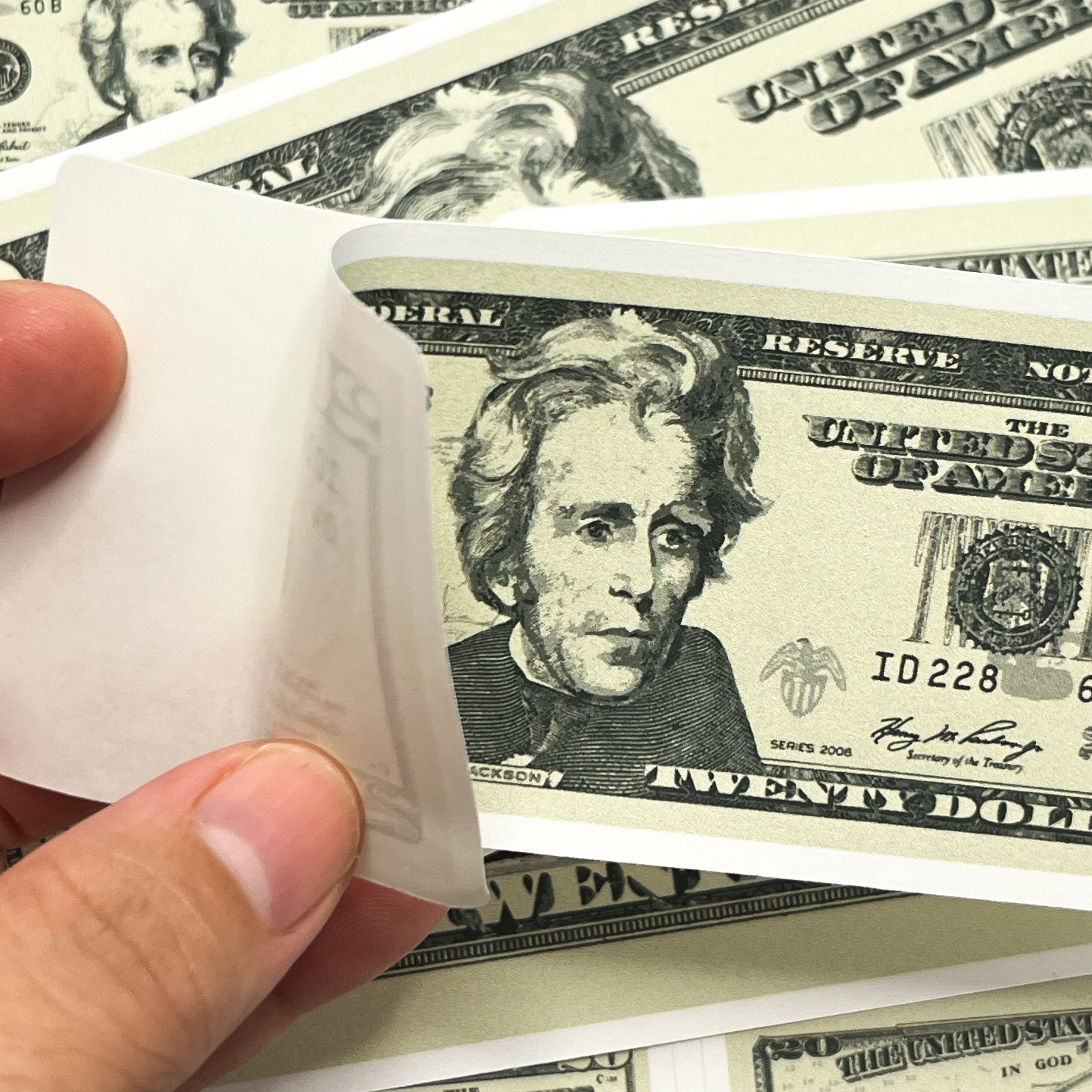 Twenty Dollar Bill Stickers - Money Stickers - Math Stickers ...