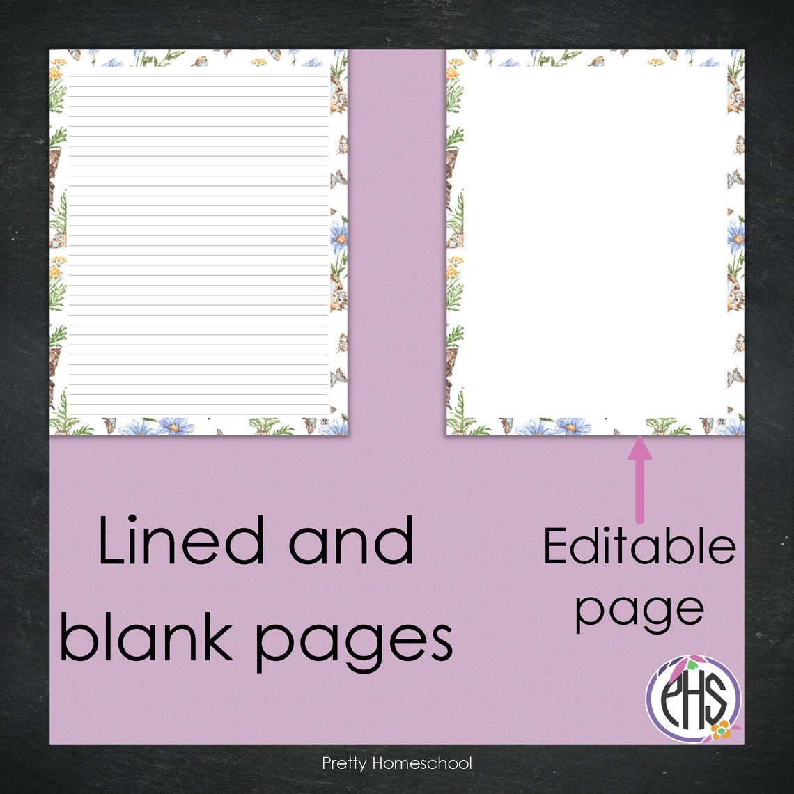 Printable Homeschool Planner Binder Cover, Editable Binder Cover ...