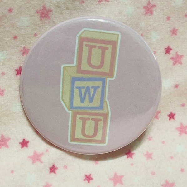 Uwu Button - Etsy