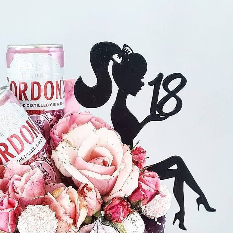 Lady Cake Topper - Etsy