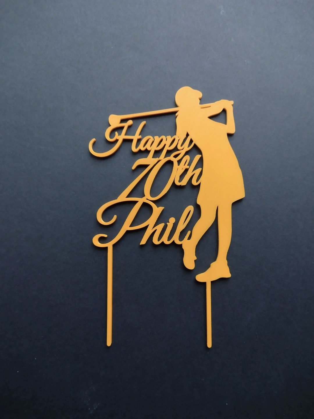 Female Golfer Cake Topper, Personalised Lady Golf Cake Topper, Golf ...