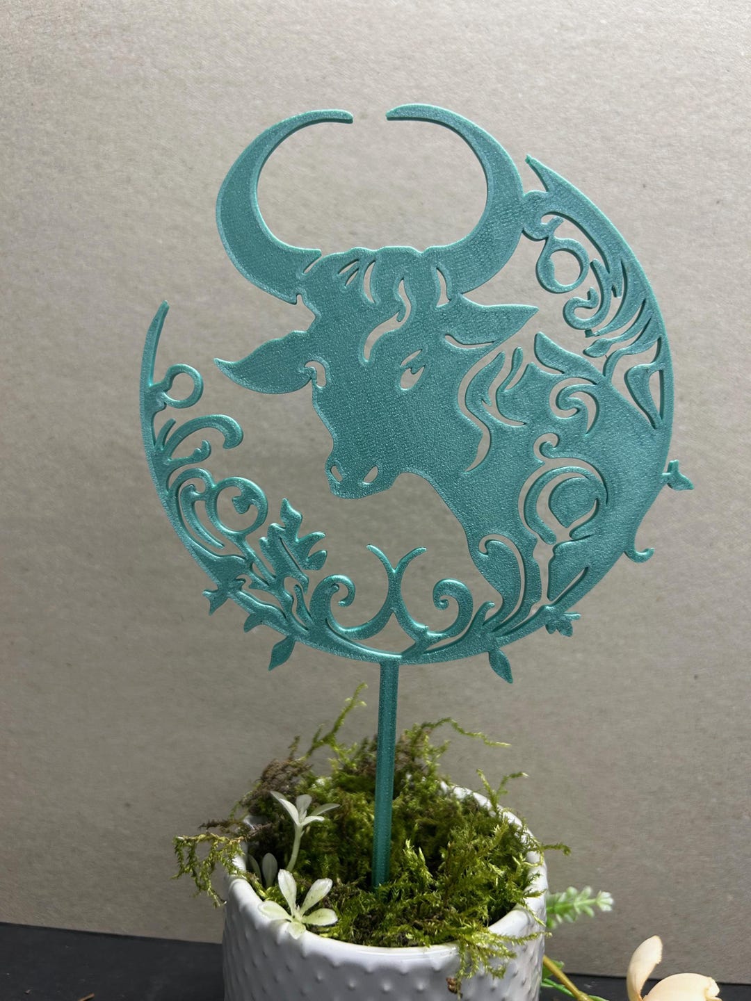 Taurus Cake Topper – Birthday Horoscope Decoration - Etsy