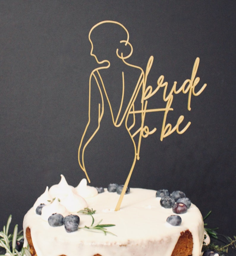 Bride Cake Topper Bride to Be Hen Party Bachelorette Party - Etsy